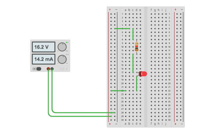 Circuit design My First Circuit | Tinkercad