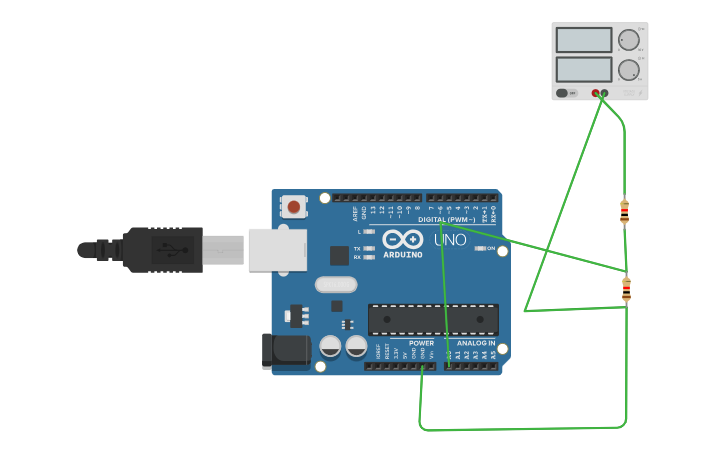 Circuit Design Current Voltage And Resistor Circuit Tinkercad