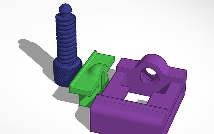 3D design mini vise - Tinkercad
