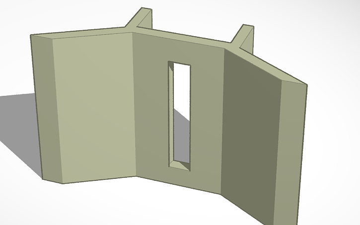 3D design Netgear Switch Vertical Stand - Tinkercad