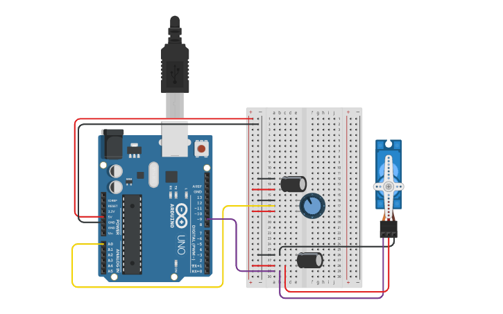 Circuit design Ecg cue pompe v2.0 - Tinkercad