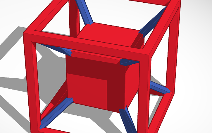 3D design Tesseract - Tinkercad