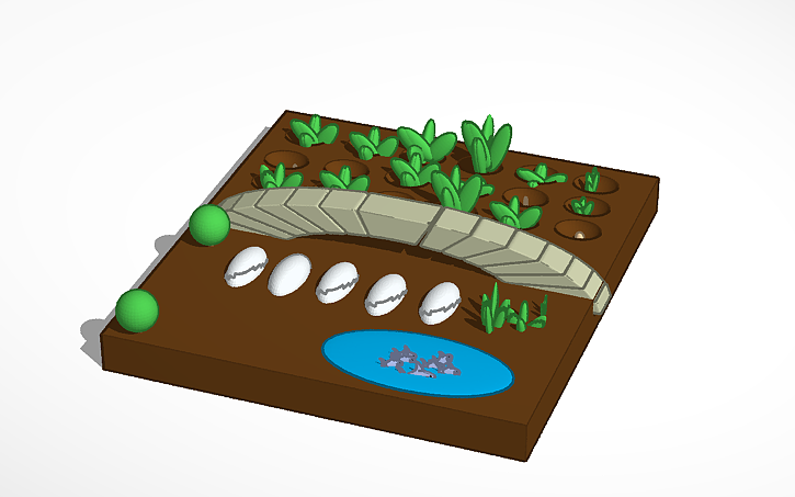 3D design lettuce - Tinkercad
