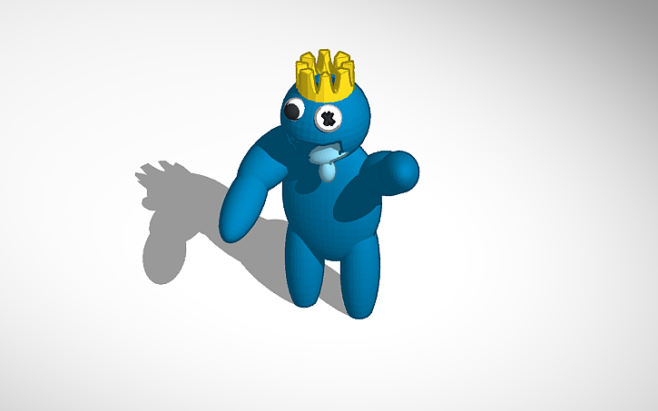 3D design Blue Rainbow Friends - Tinkercad
