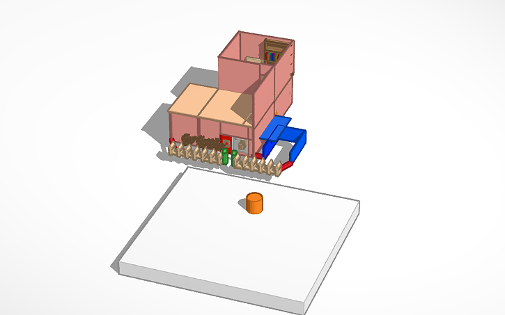 3D design happy home of kindercad - Tinkercad