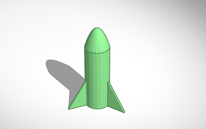 3D design Rocket Design 1 - Tinkercad