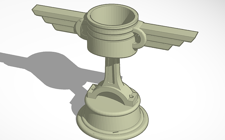 3D design Piston cup - Tinkercad