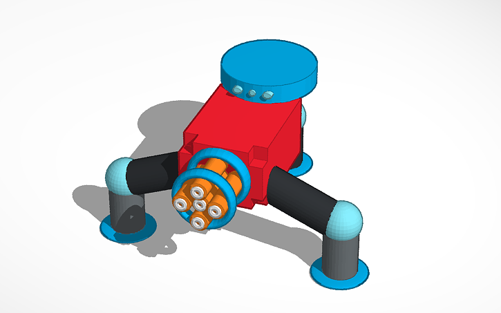 3D design Alpha Sentry Turret - Tinkercad