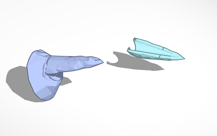 3D design Beak test print - Tinkercad