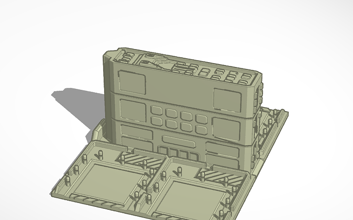 3D design Lance Outdoor Mech Hanger - Tinkercad