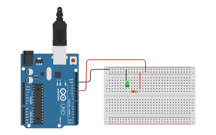 Circuit design Lab_6_Experiment - Tinkercad
