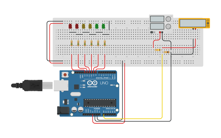 Circuit design Bateria 12v | Tinkercad