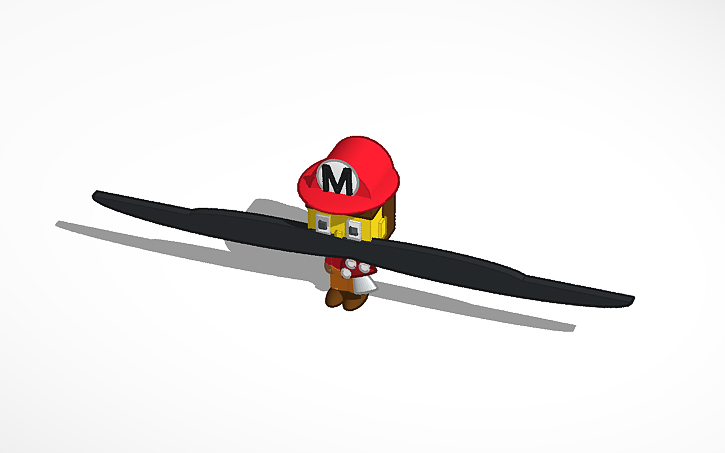 3D design goofy ahh mario lookin ahh lego man - Tinkercad