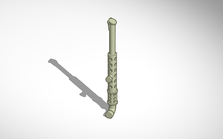 3D design Ork Trukk Exhaust - Tinkercad