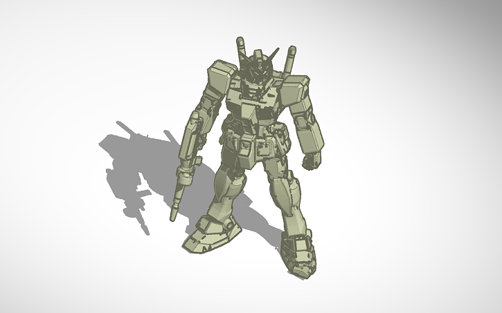 3D design Gundam-rx78 - Tinkercad