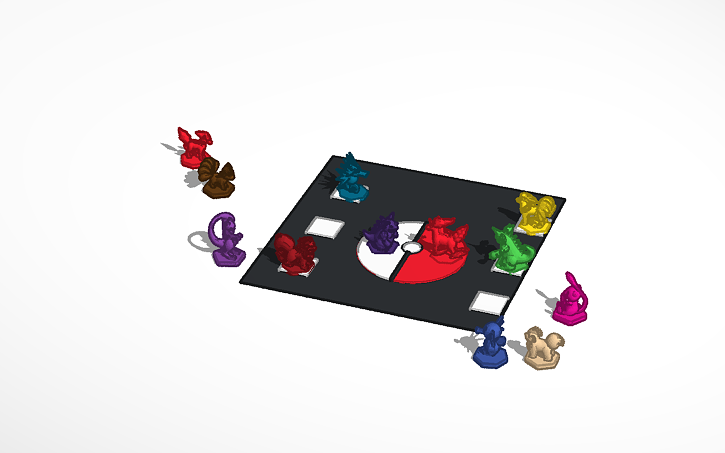 3D design pokemon - Tinkercad