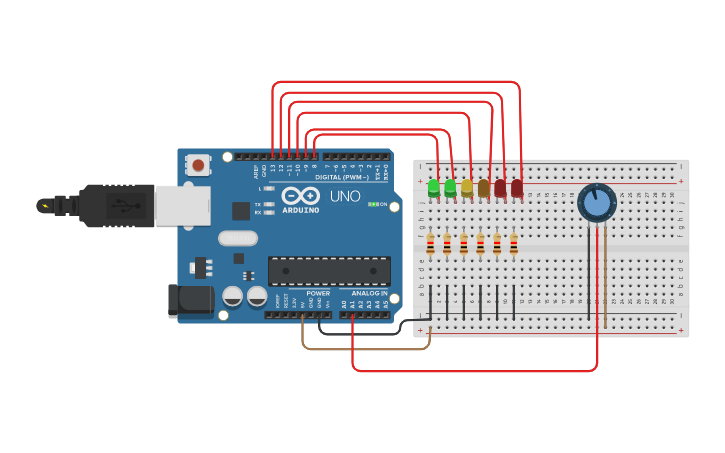 Circuit design tp5 | Tinkercad