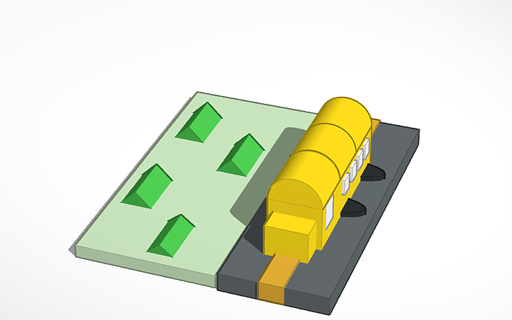 3d Design Brilliant Bus Tinkercad