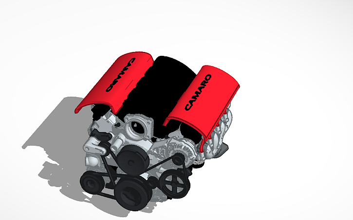3D design 5.7L LS6 | Tinkercad