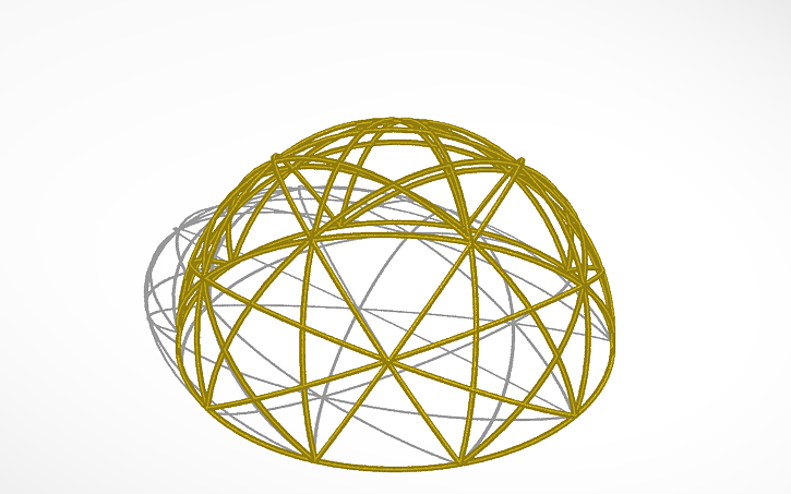 3D design dome star | Tinkercad