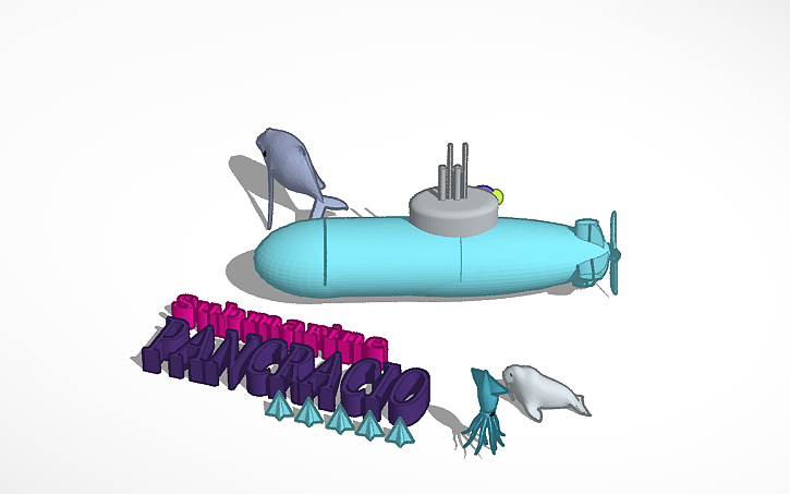 3D design Submarine | Tinkercad