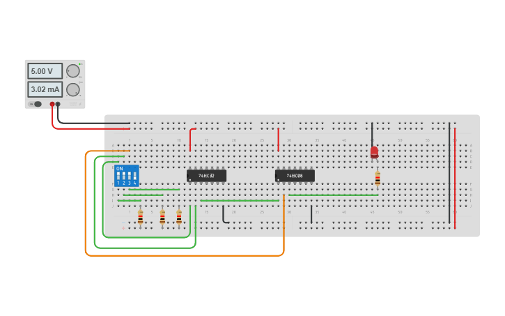 Circuit Design Realize Boolean Expression Using Logicgates Tinkercad