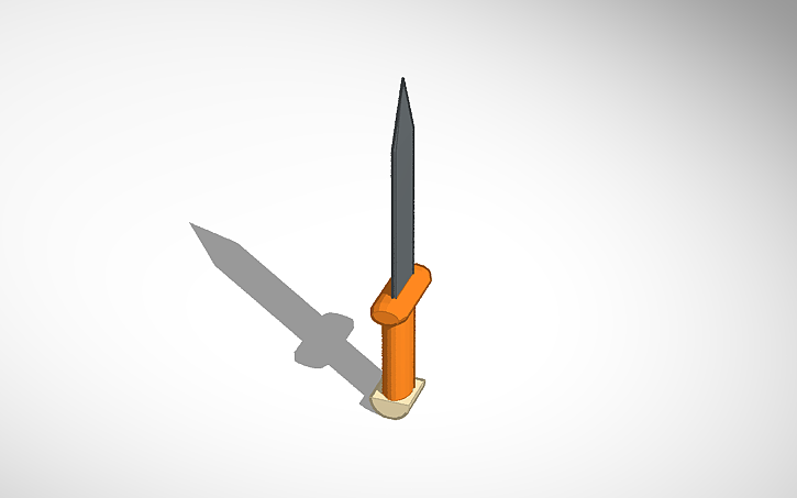 3D design roman sword tic tac toe elijah smith | Tinkercad