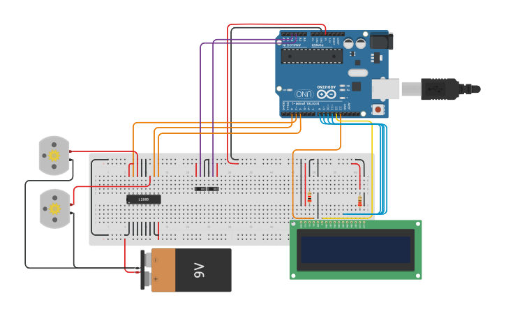 Circuit design Mode Changer - Robotrox - Tinkercad