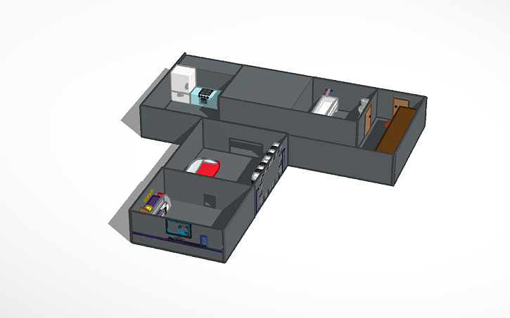 3d Design Моя Квартира доделано Tinkercad