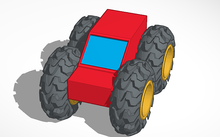 3D design monster truck - Tinkercad
