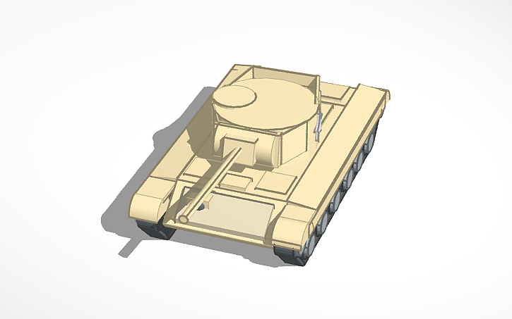 3D design T25 Medium Tank | Tinkercad
