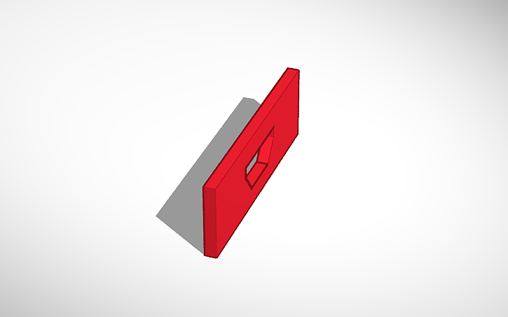 3D design Micro USB port - Tinkercad