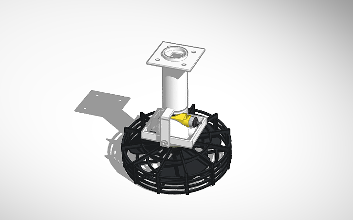 3D design Orbital ceiling fan - Tinkercad