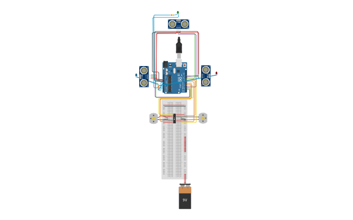 Circuit design Bot - Tinkercad