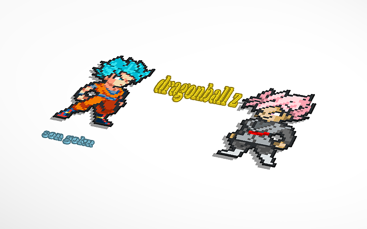 3D design Dragonball Super | Tinkercad