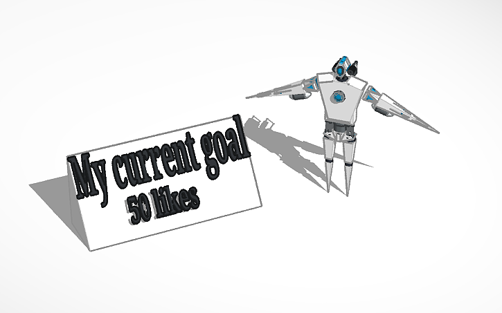 3D design robot (attack robot) - Tinkercad