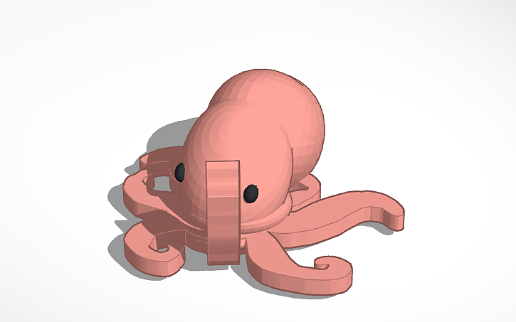 3D design octopus - Tinkercad