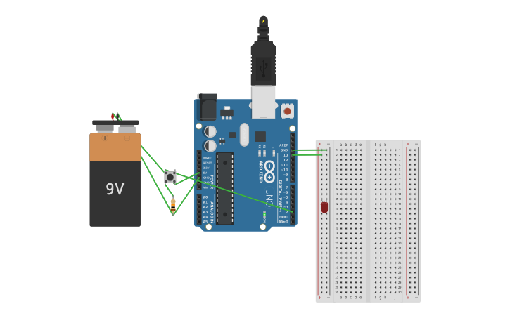 Circuit design 1 - Tinkercad