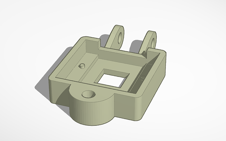 3D design Rotated Raspberry Pi camera module (v1) holder [remix] - Tinkercad