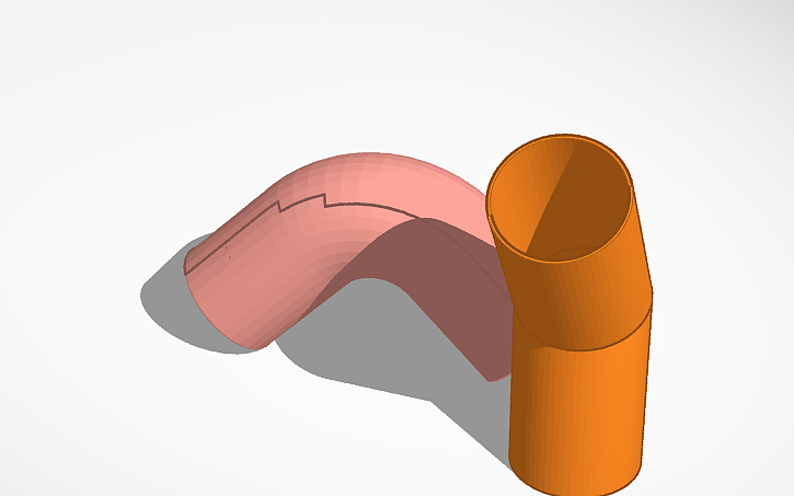 3D design pipe - Tinkercad