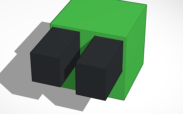 3D design minecraft slime | Tinkercad