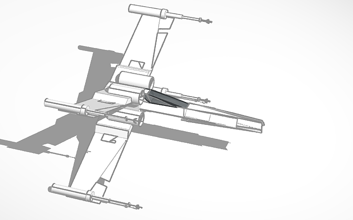 3D design x-wing | Tinkercad