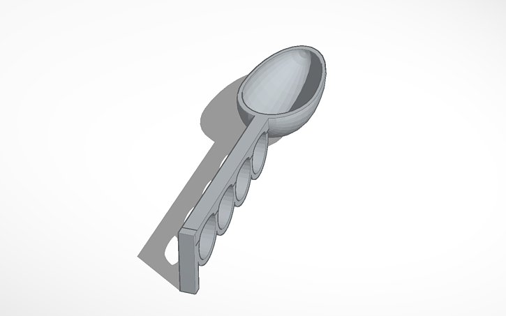 3D design Spoon - Tinkercad