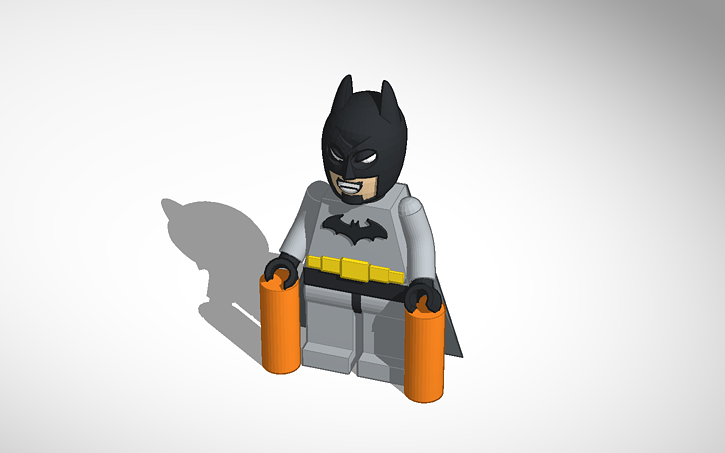 3D design Lego Batman - Tinkercad