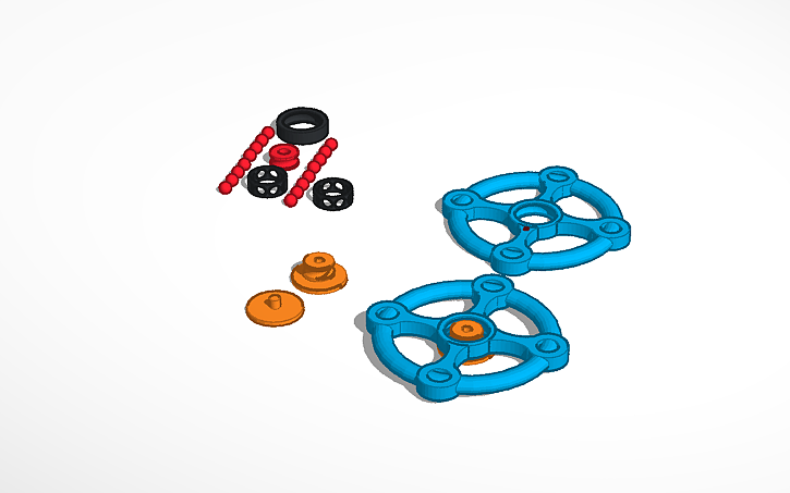 3D design fidget spinner - Tinkercad