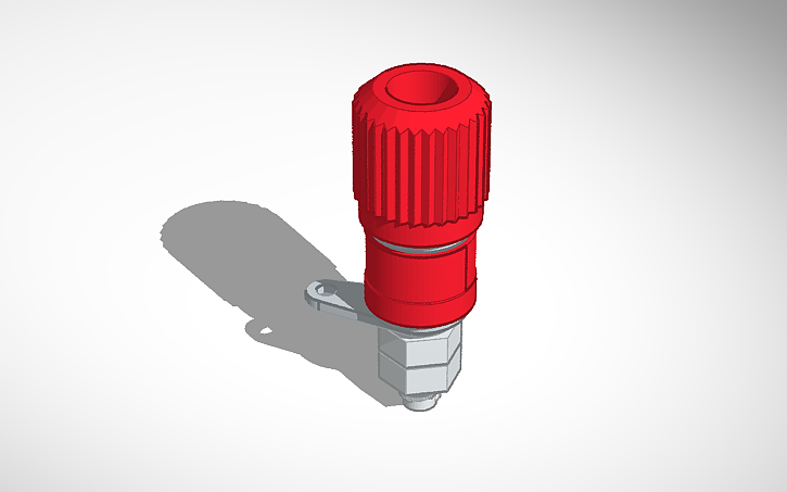 3D design Banana plug connector - Tinkercad