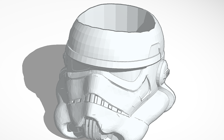 3D design Stormtrooper - Tinkercad