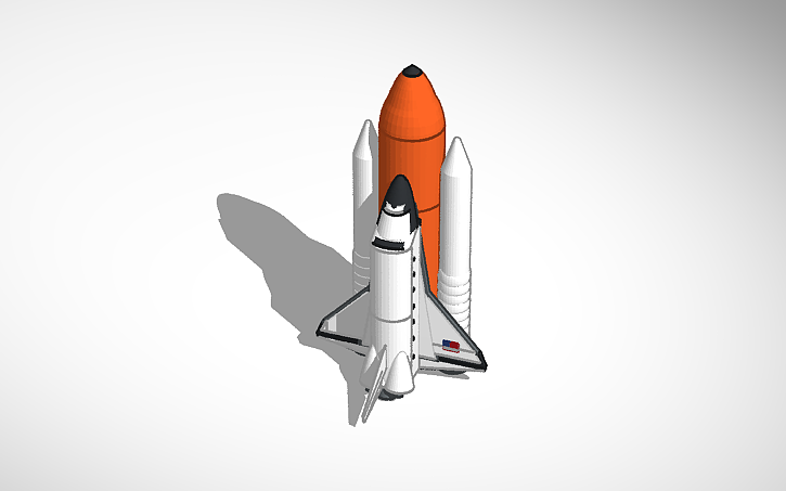 3D design Space Shuttle - Tinkercad