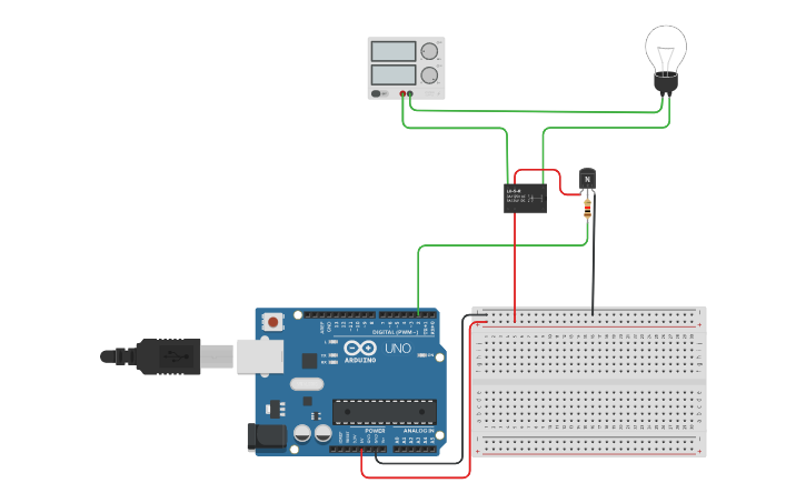 Circuit design rele2 - Tinkercad