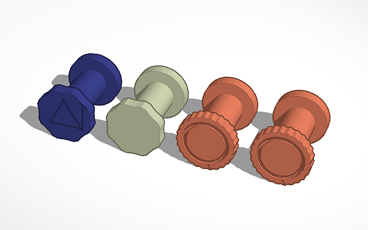 3D design FCU Knobs - Tinkercad